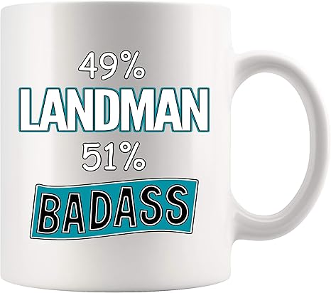 Amazon.com: Landman Coffee Mug 11 oz white. Landman Funny Gifts for ...