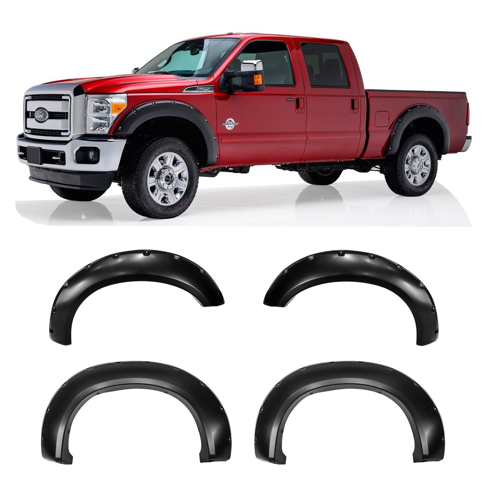 2011 Ford F 250 Fender Flares Amazon.com: PIT66 Fender Flares,