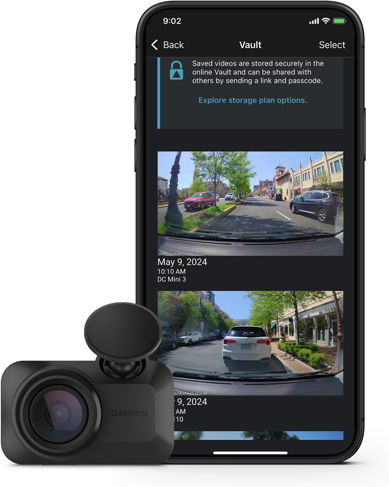 Garmin Dash Cam™ Mini 3, Ultracompact 1080p HD Dash Cam with a 140 ...