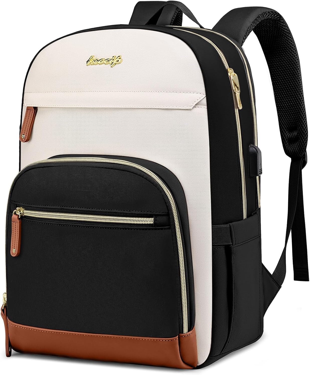 Amazon.com: Laptop Backpack for Women Work Bookbag: 15.6 Inch Causal ...