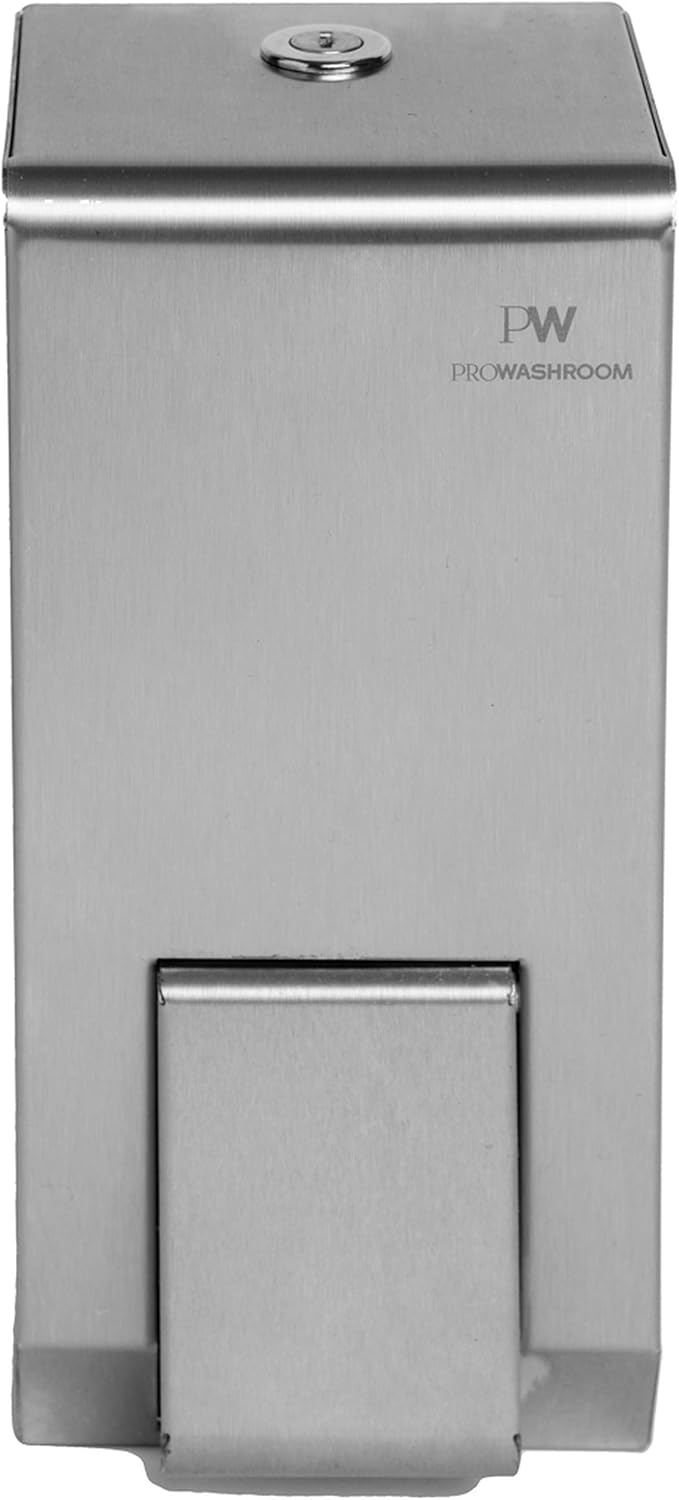 Pro Washroom Grade 304 Brushed Stainless Steel Soap Dispenser for ...