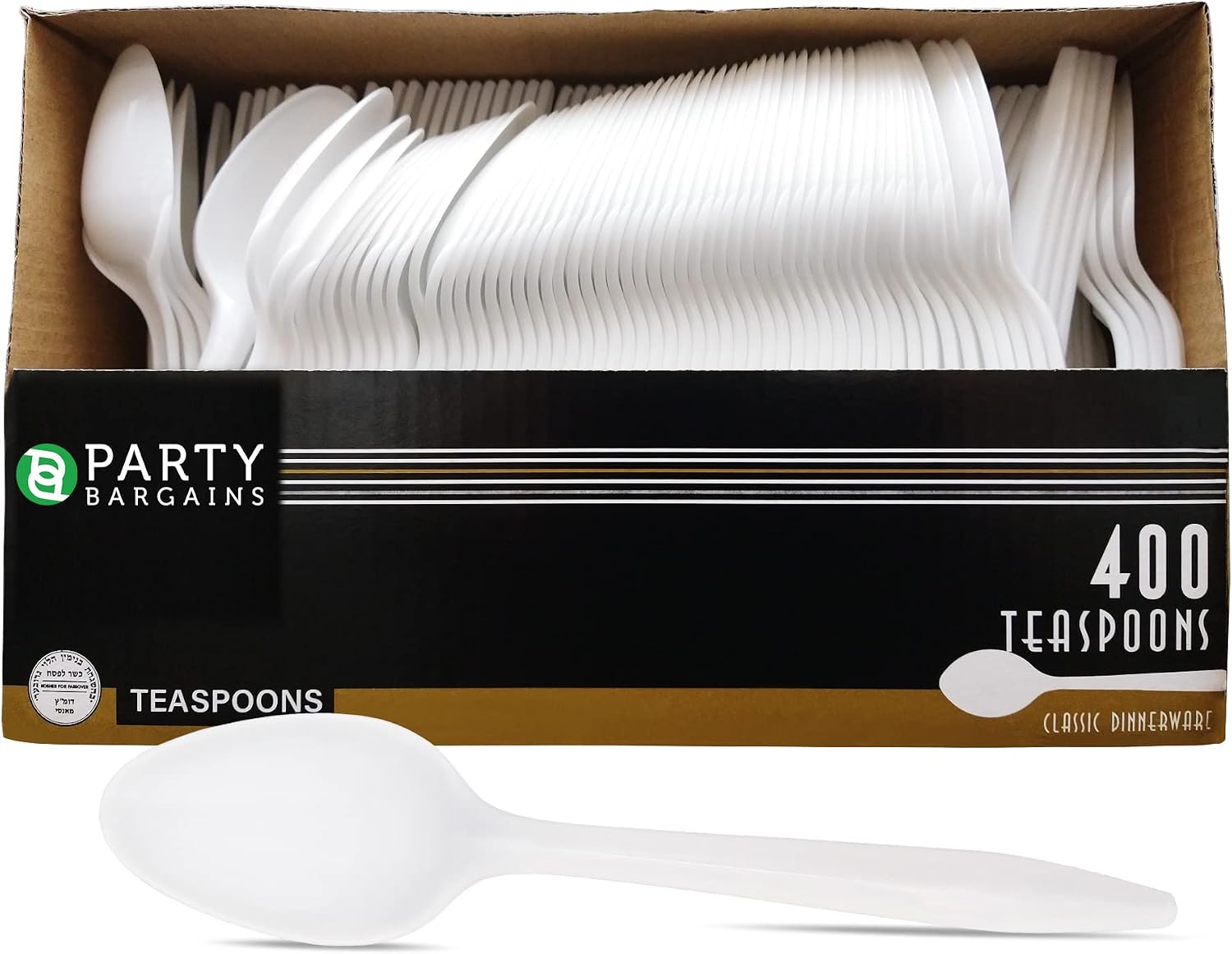 Amazon.com: Blue Sky 276 400-Piece Disposable Plastic Tea Spoon Set ...