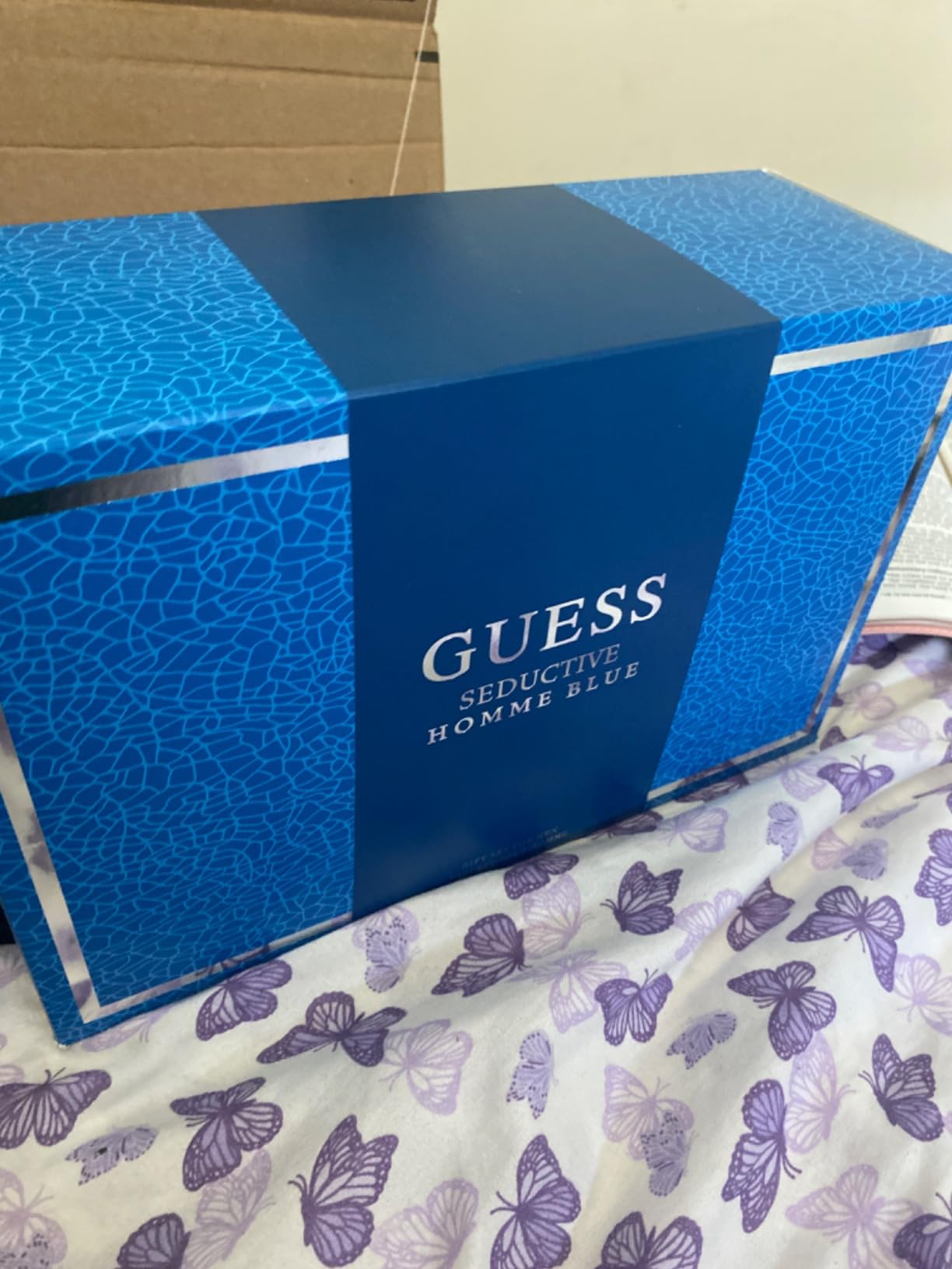 Amazon.com : Guess Seductive Blue Men / Homme Eau de Toilette 4 Piece ...