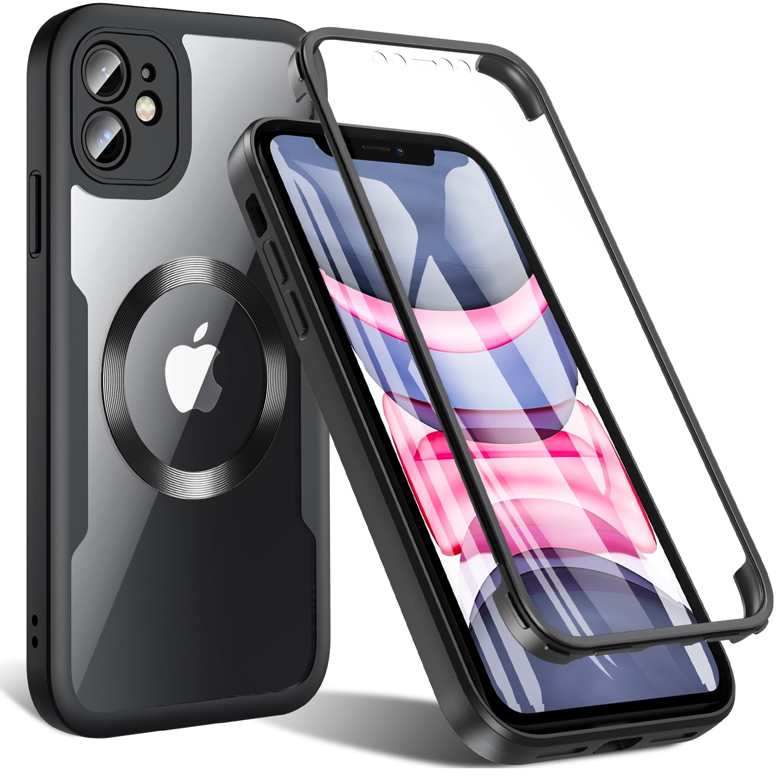 Amazon.com: BESINPO Magnetic Case for iPhone 11 Case with Built-in ...