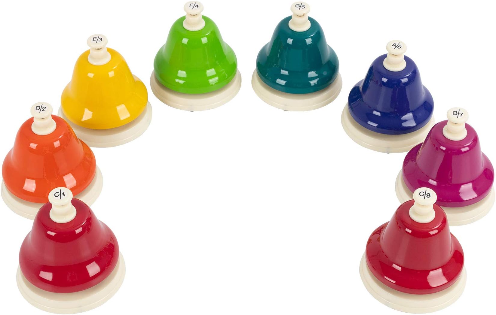 Percussion Plus PP273 Desk Bells, Multicolor, Set of 8 : Amazon.co.uk ...