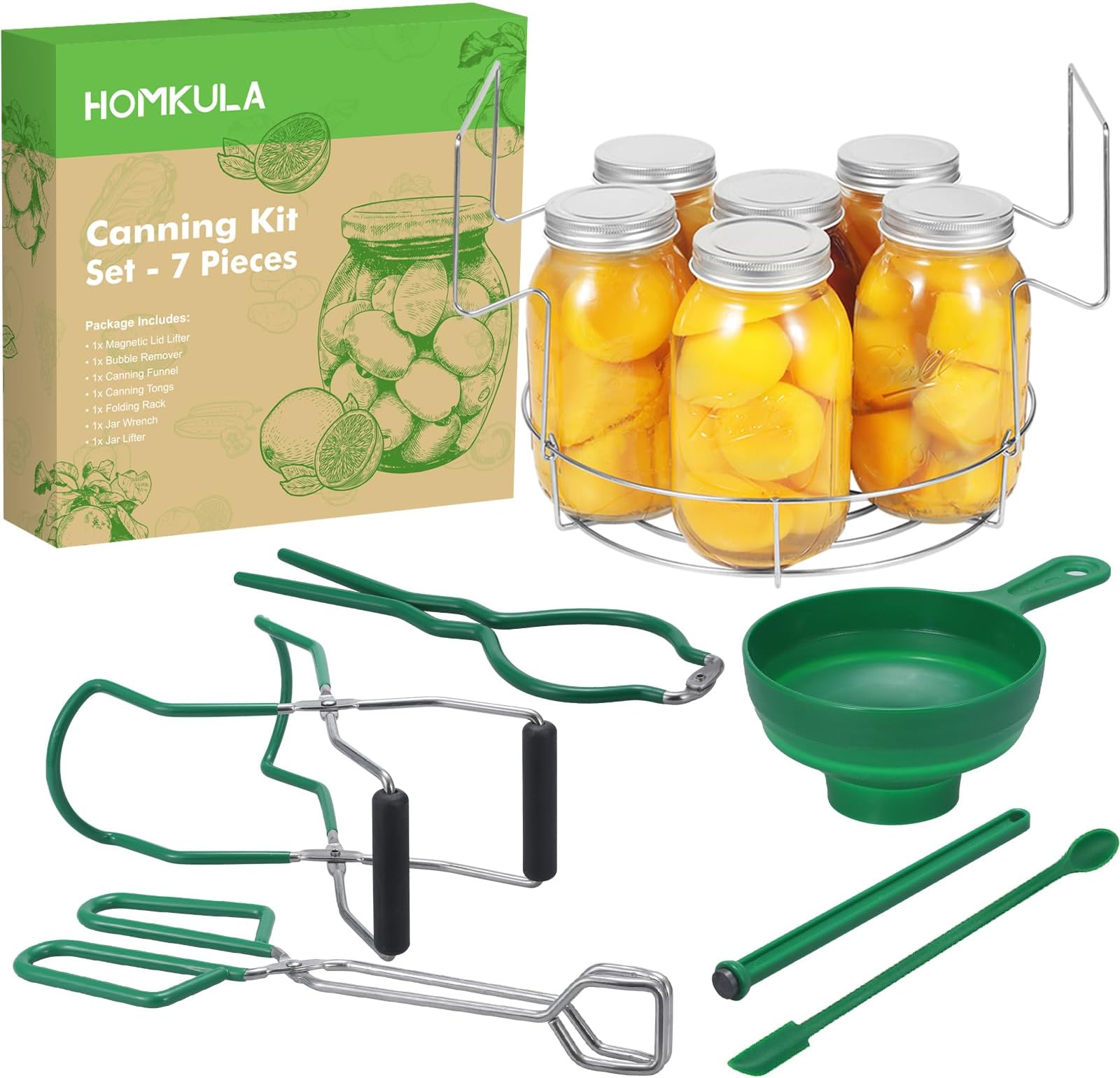 Amazon.com: HOMKULA Canning Supplies Starter Kit - Canning Kits Set for ...