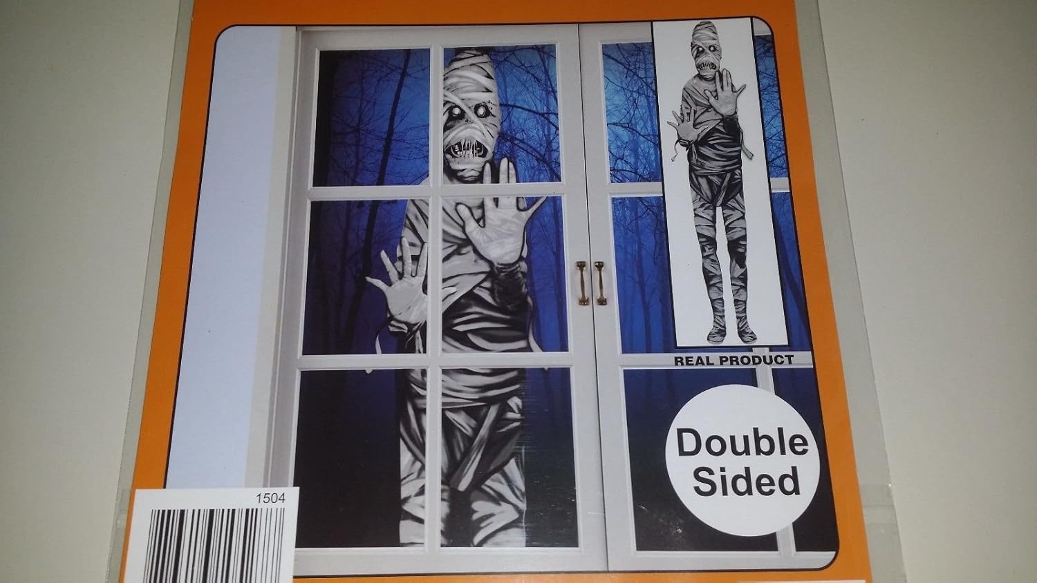 Amazon.com: (Ship from USA) New Mummy Halloween Scary Window Decoration ...