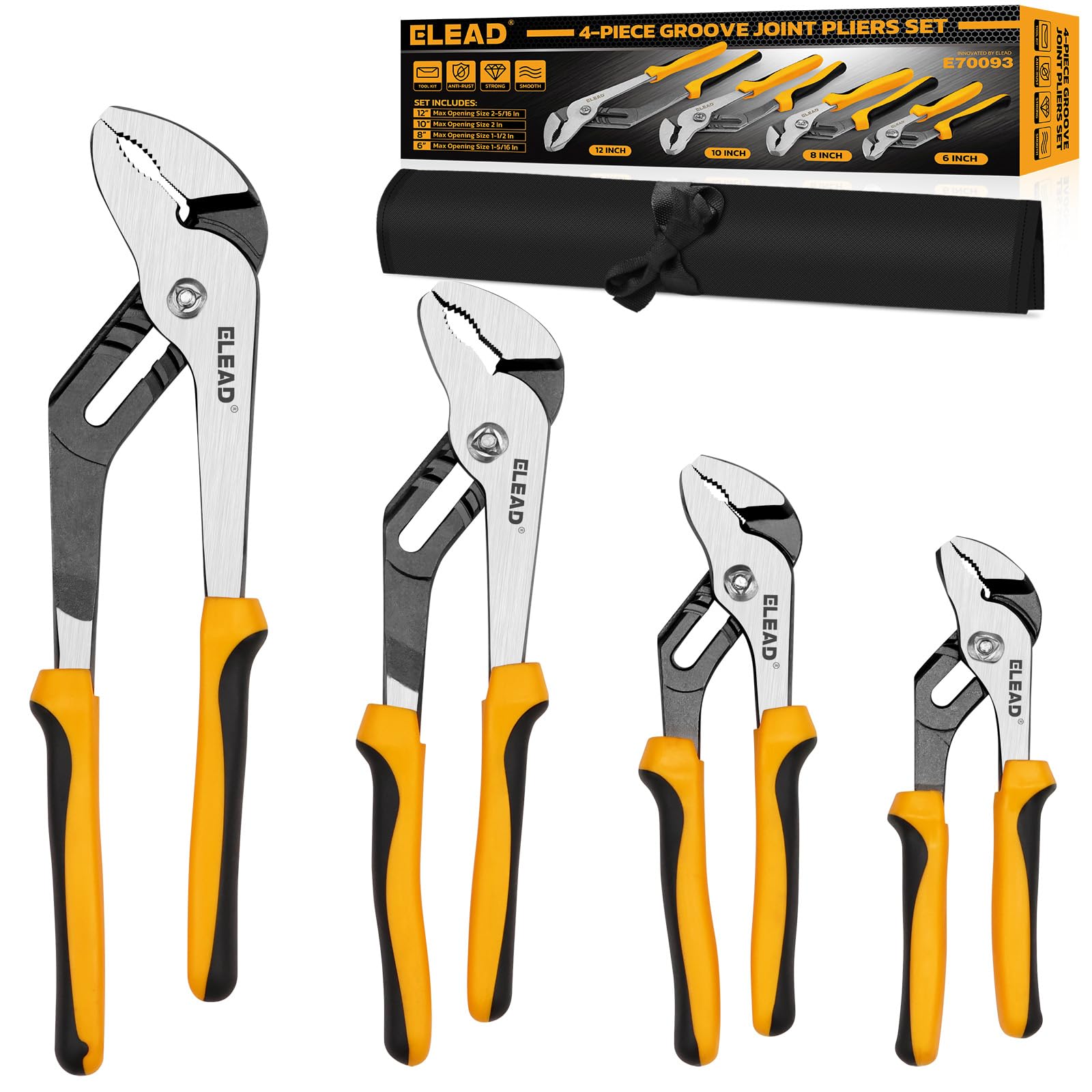 Pump Pliers WATER PUMP PLIER PLUMBING PIPE WRENCH ADJUSTABLE RATCHET ...
