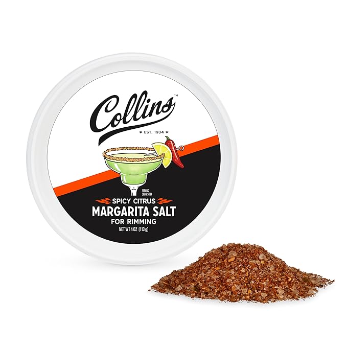 Amazon.com : Collins Spicy Citrus Rimming Salt, Perfect Spicy Salt ...