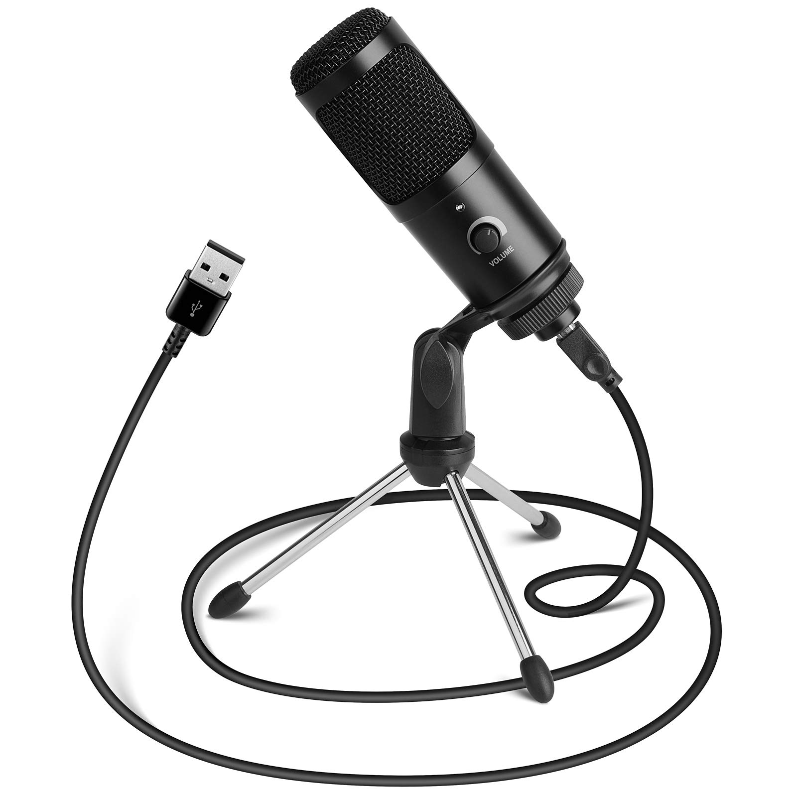 Buy MVPower USB Microphone, PC Laptop Condenser Microphone Microphone ...