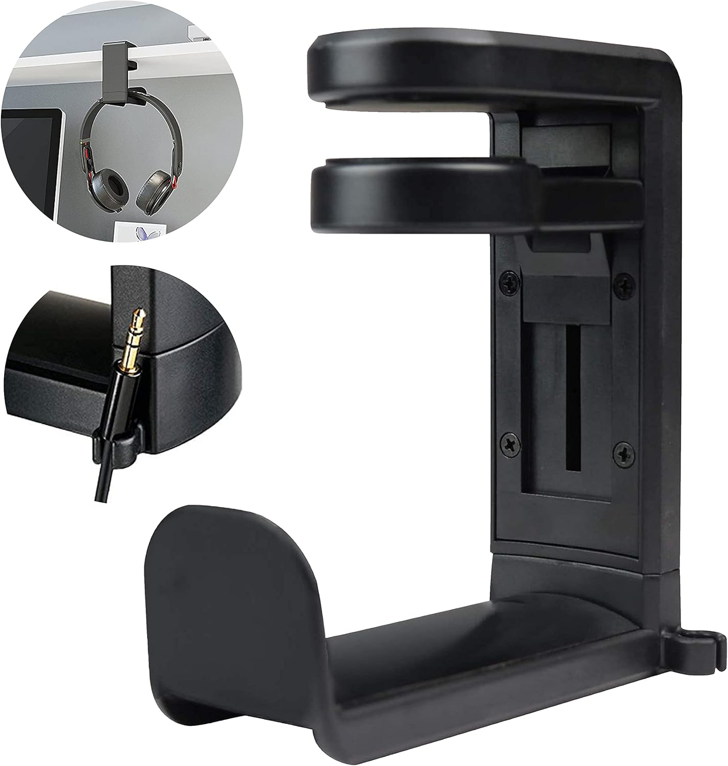 Headphone Stand – 360-Degree Rotating Swivel Headset Stand – Non-Slip ...