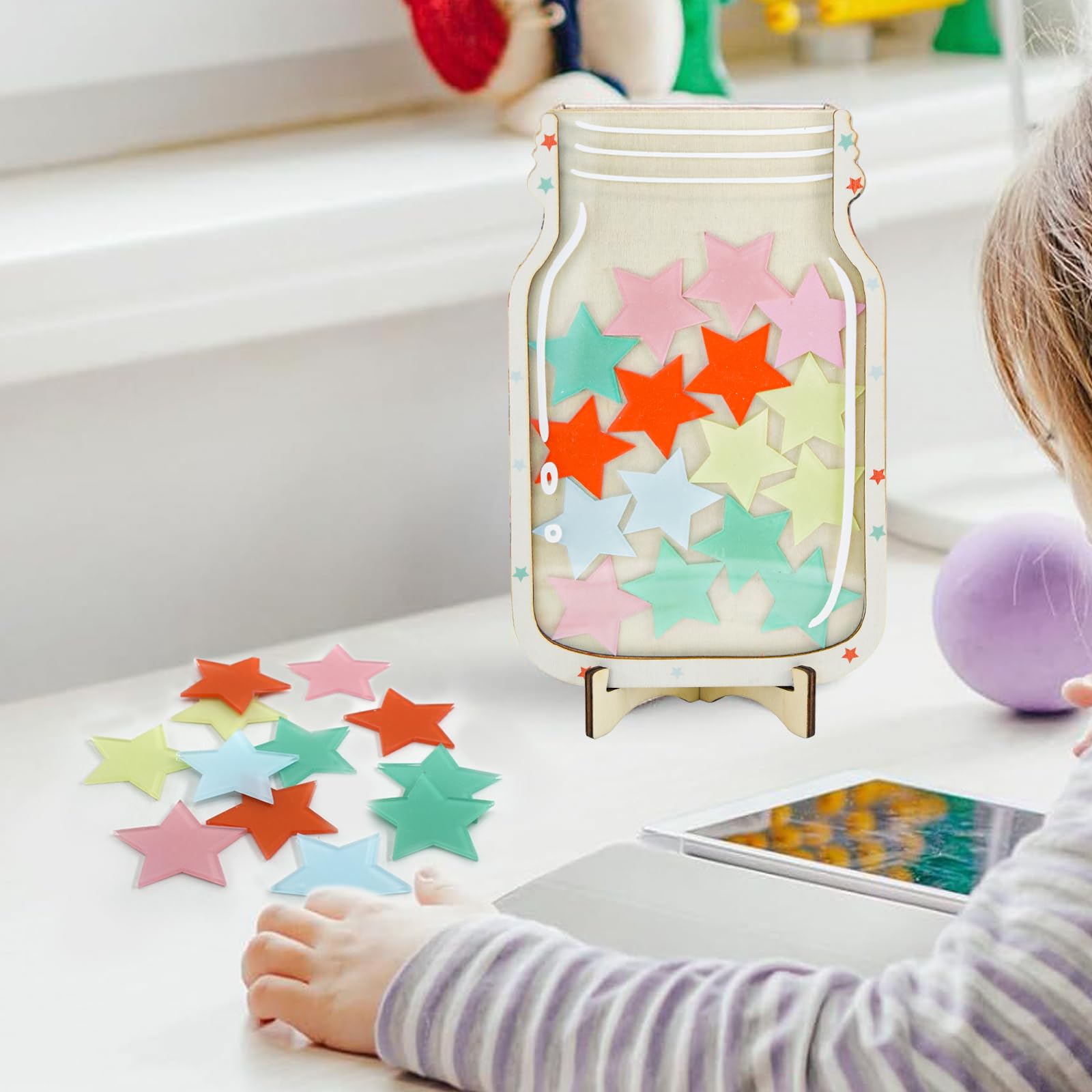 Snapklik.com : Enkrio Reward Jar For Kids Personalized Star Incentive ...