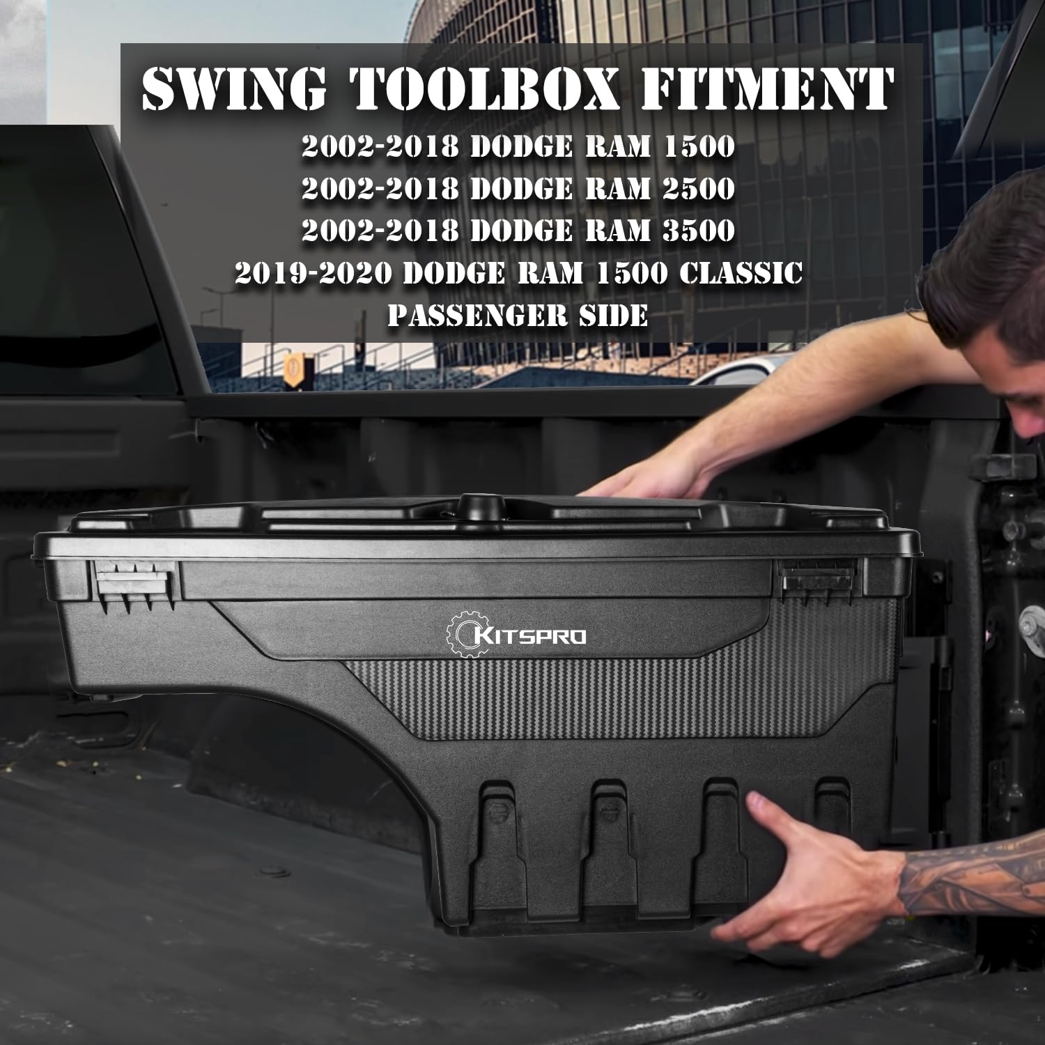 Snapklik.com : KitsPro Truck Bed Tool Box For 2002-2018 Dodge Ram 1500 ...