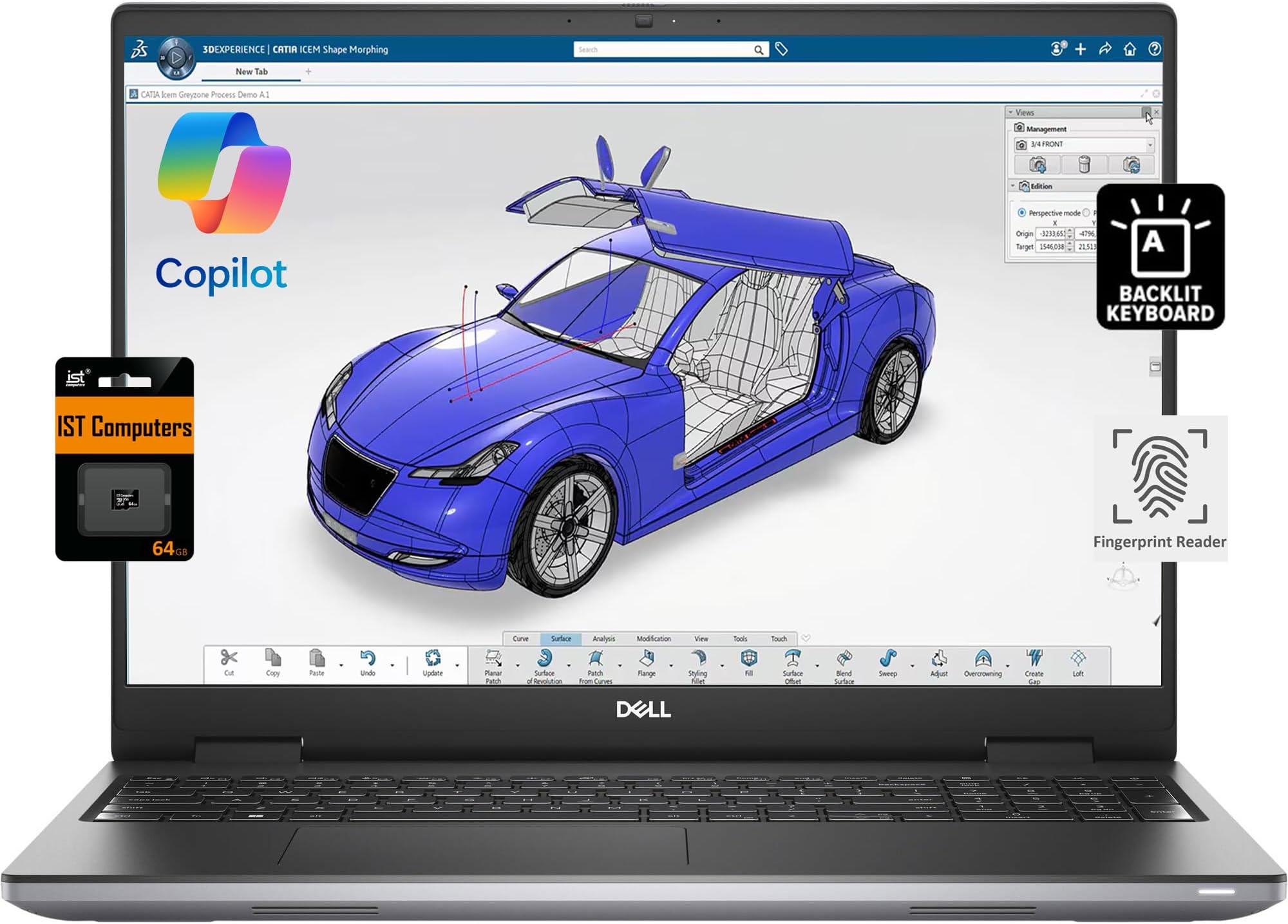 Amazon.com: Dell Precision 7780 Mobile Workstation - 17.3" FHD AG ...