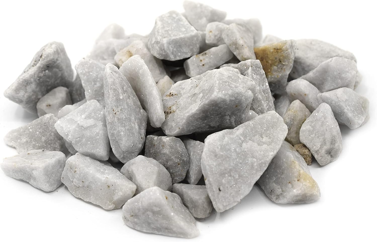 Amazon.com: EISCO Rough White Marble Pieces, 12oz Bag - Raw Natural ...