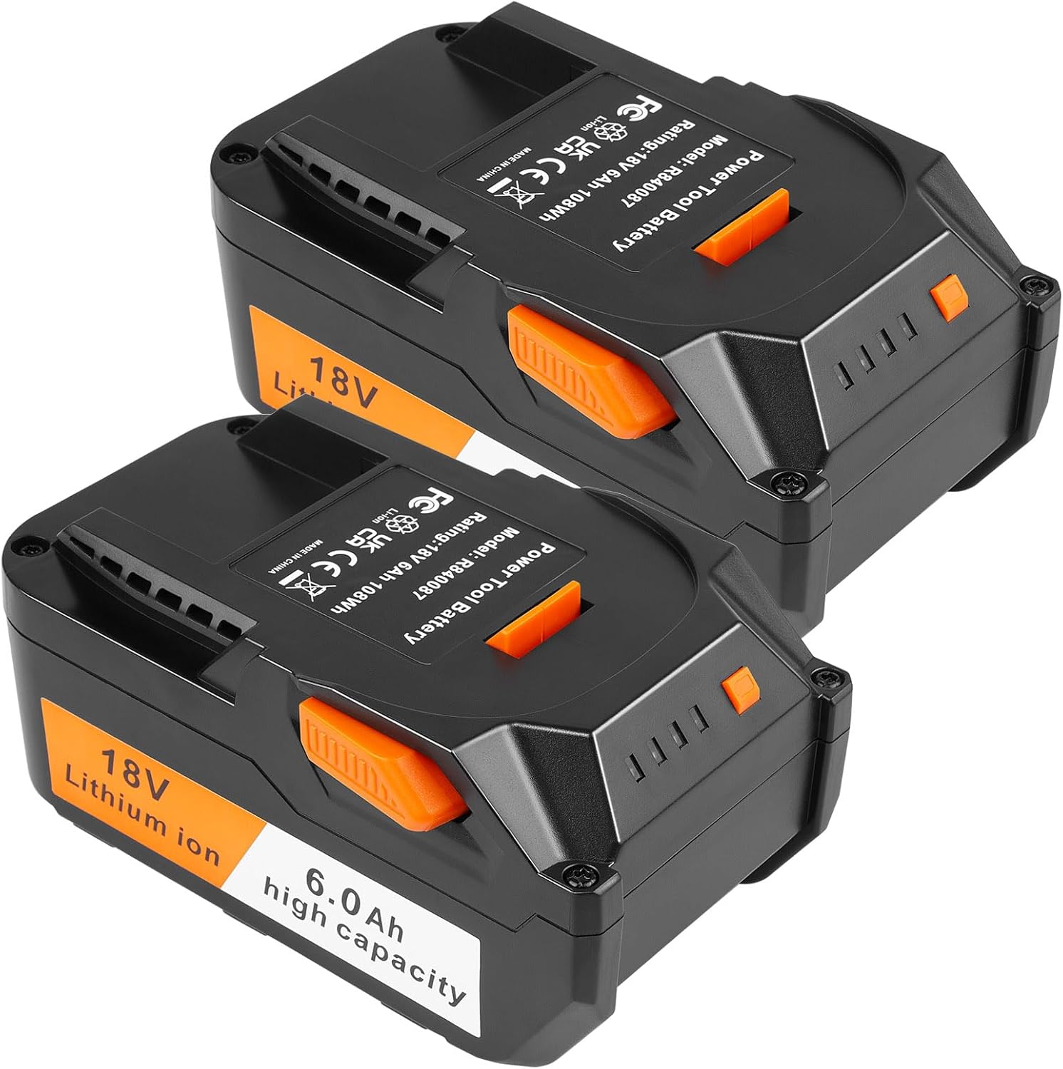 Amazon.com: Cukect 18V 6.0Ah R840085 Battery Compatible with Ridgid 18V ...