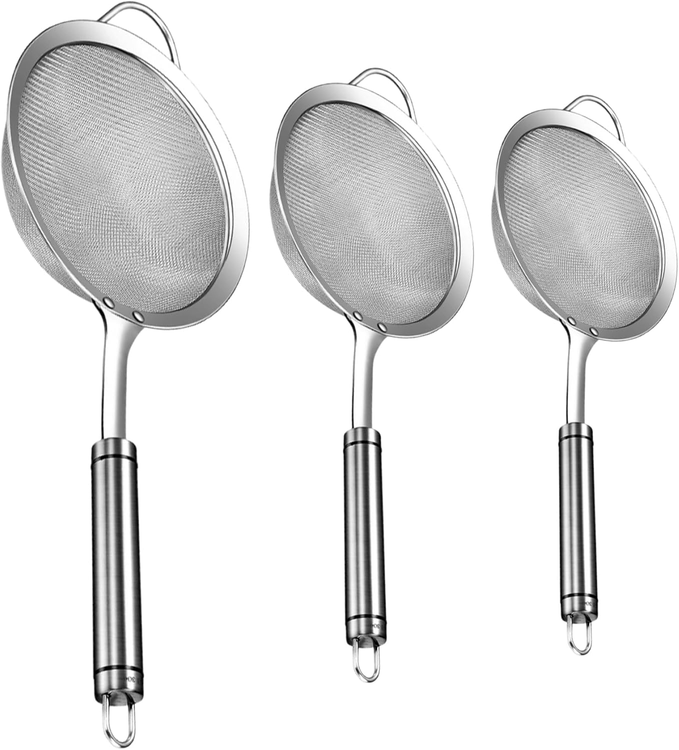 Amazon.com: Yahunosu Fine Mesh Strainer Set,4/5/6 Inch Sieves and ...