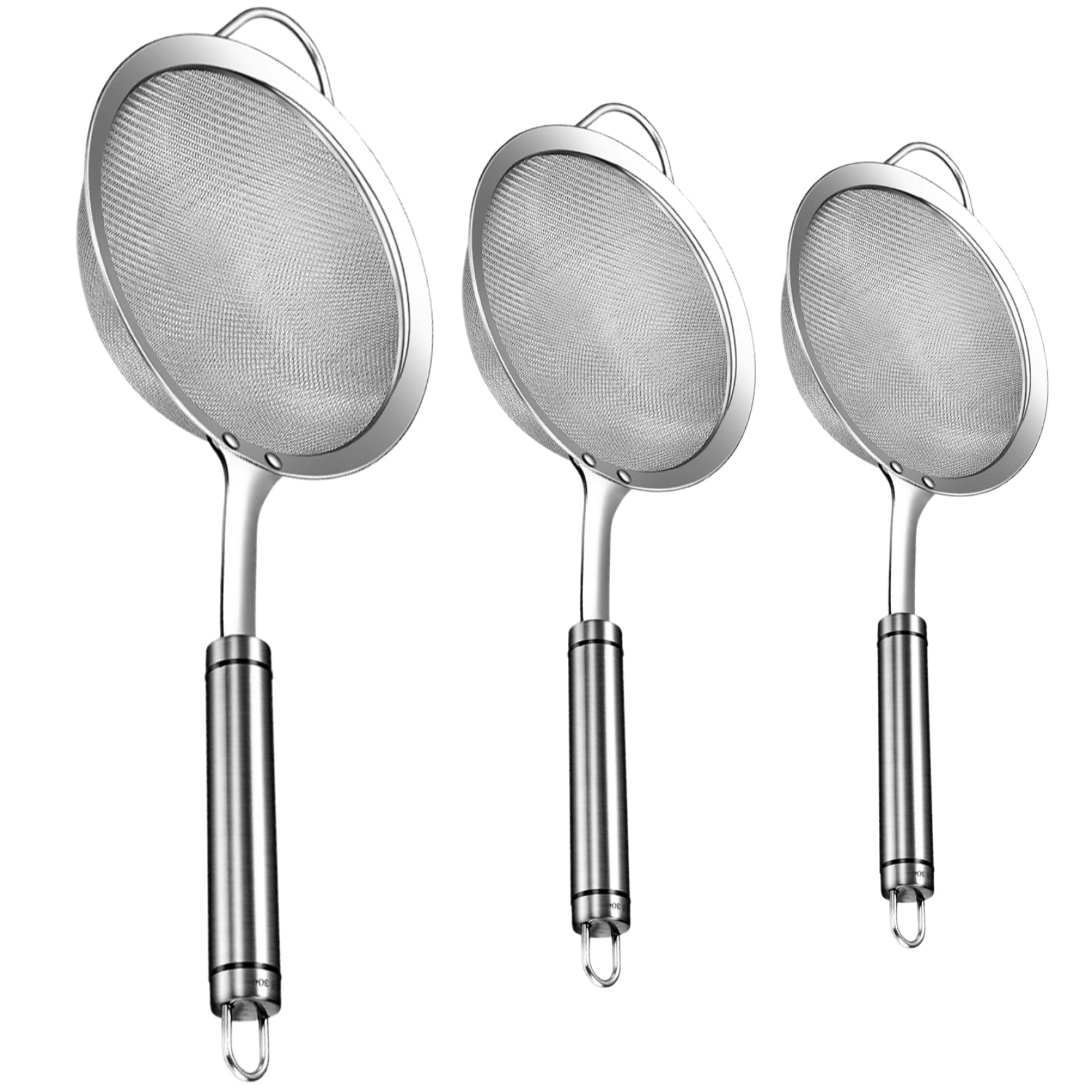 Amazon.com: Yahunosu Fine Mesh Strainer Set,4/5/6 Inch Sieves and ...