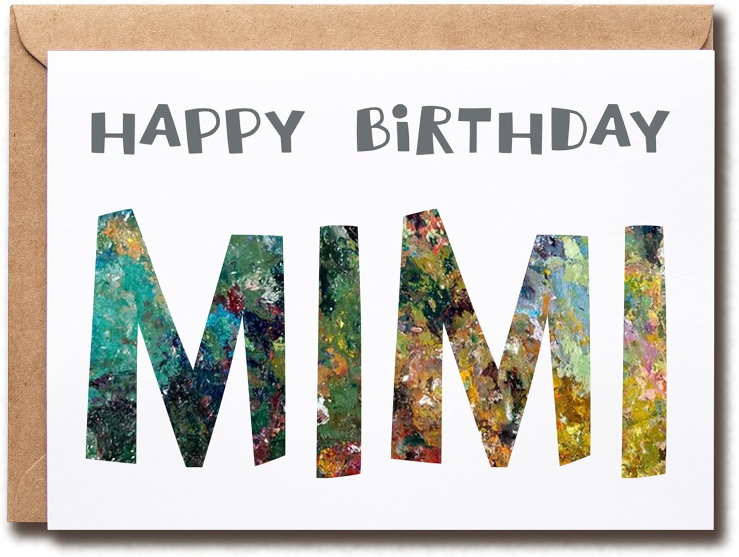 Amazon.com : EruditeGifts Happy Birthday Mimi - Mimi Birthday Card ...