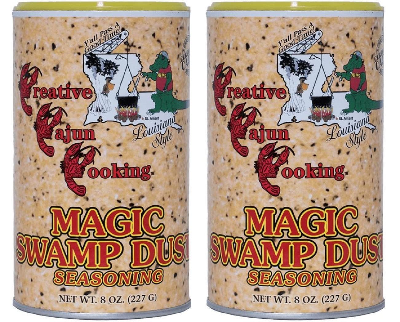 Amazon.com : Creative Cajun Cooking Magic Swamp Dust Seasoning, 8 Ounce ...