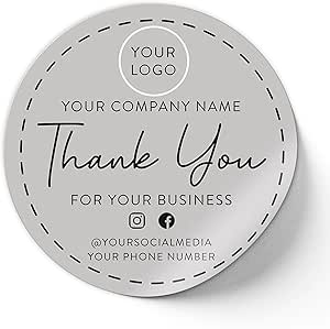 Amazon.com : DayStar Custom Signs & Design 100 Round Vinyl Stickers ...