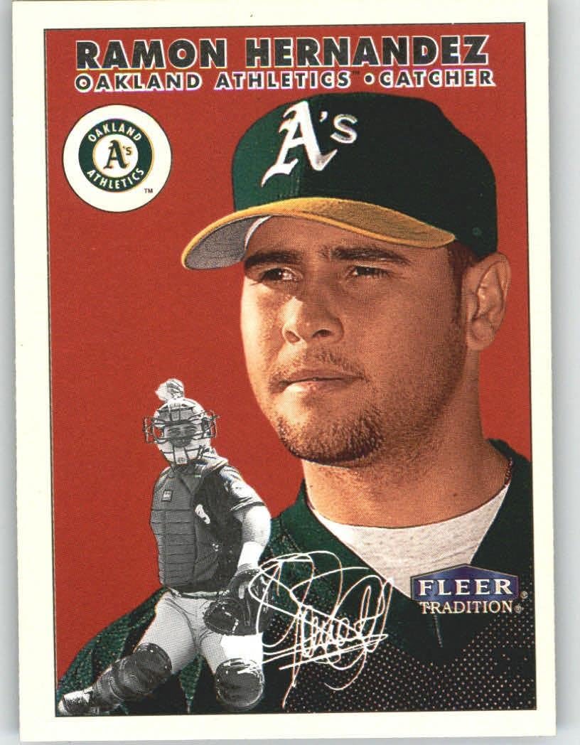 2000 Fleer Tradition #151 Ramon Hernandez - Oakland Athletics (Baseball ...