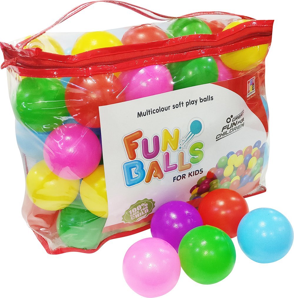 Buy itoys Play Balls Pack of 50 Balls for Kids, Multicolor Online at ...