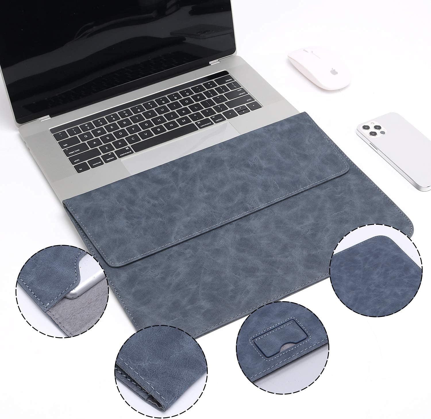 Buy Omnpak 13-14 inch MacBook Sleeve with Stand ,MacBook Air 13 inch ...