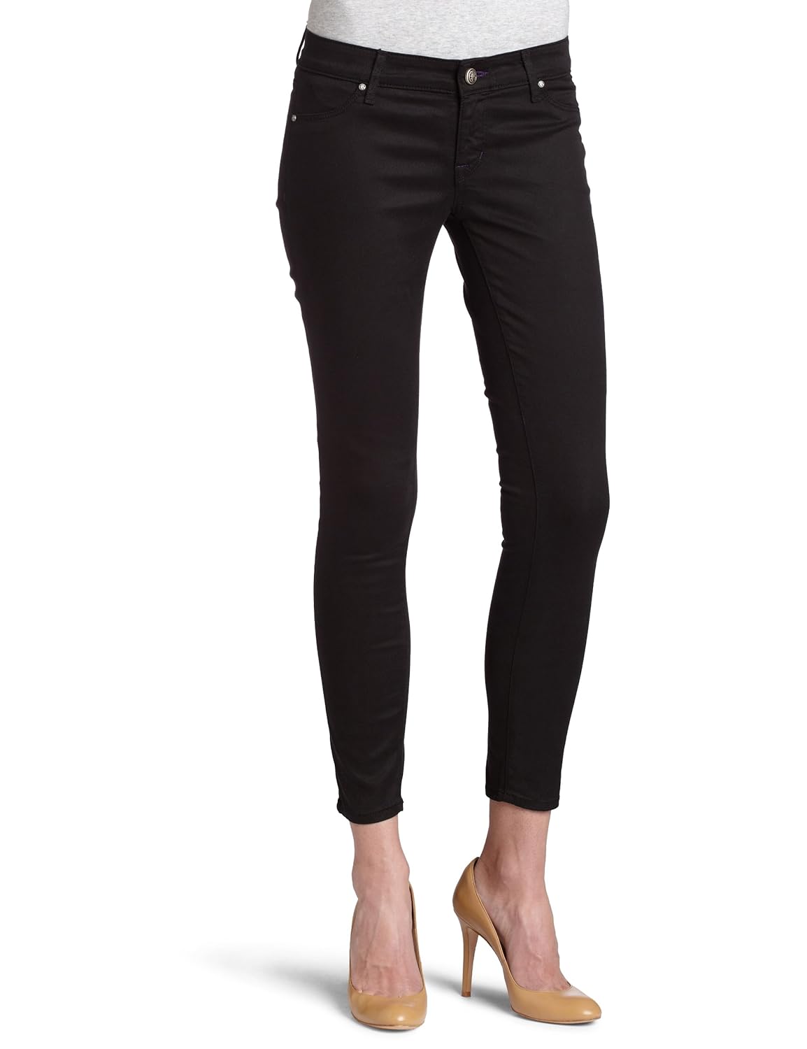 Buy Rich & Skinny Women's Legacy Crop Jean,Black,30 at Amazon.in