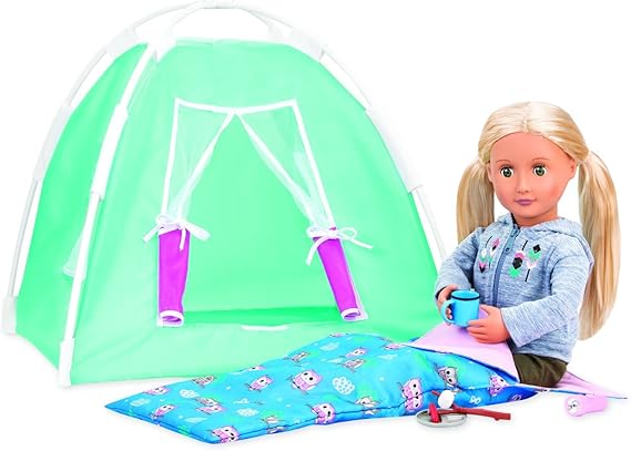 Amazon.com: Our Generation – 18-Inch Doll Accessories – Camping Set ...