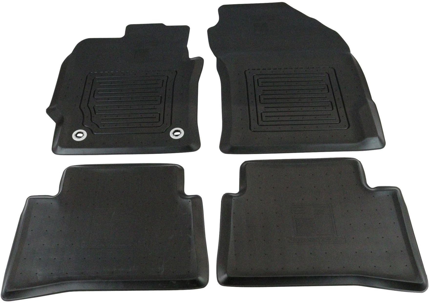 Toyota Genuine Hilux Double Cab Front & Rear Rubber Floor Mats 2015 ...