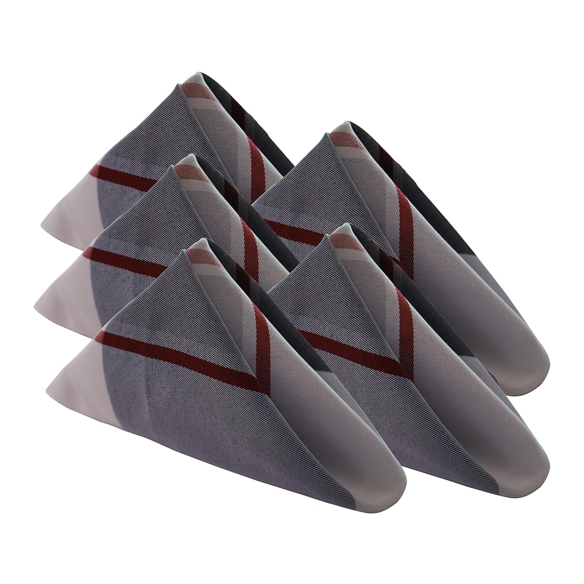 Amazon.com: Square Cloth Napkins 20 x 20 Inch Set of 4 Soft Checkered ...