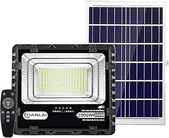 Reflector Led Exterior Solar 200w A 2000w Control Remoto Ip66, Ahorro ...