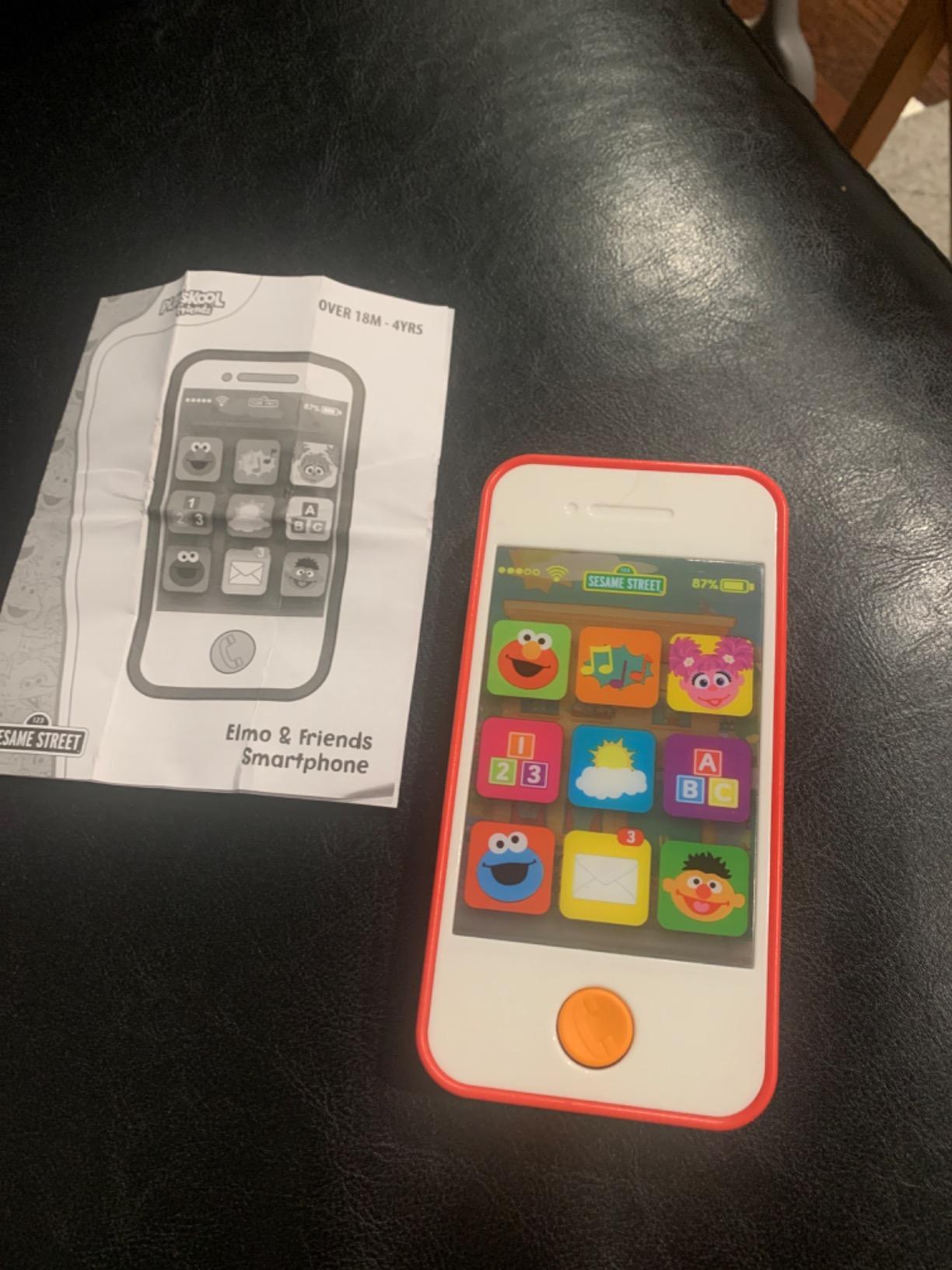 Amazon.com: Sesame Street Playskool Friends Elmo & Friends Smartphone ...