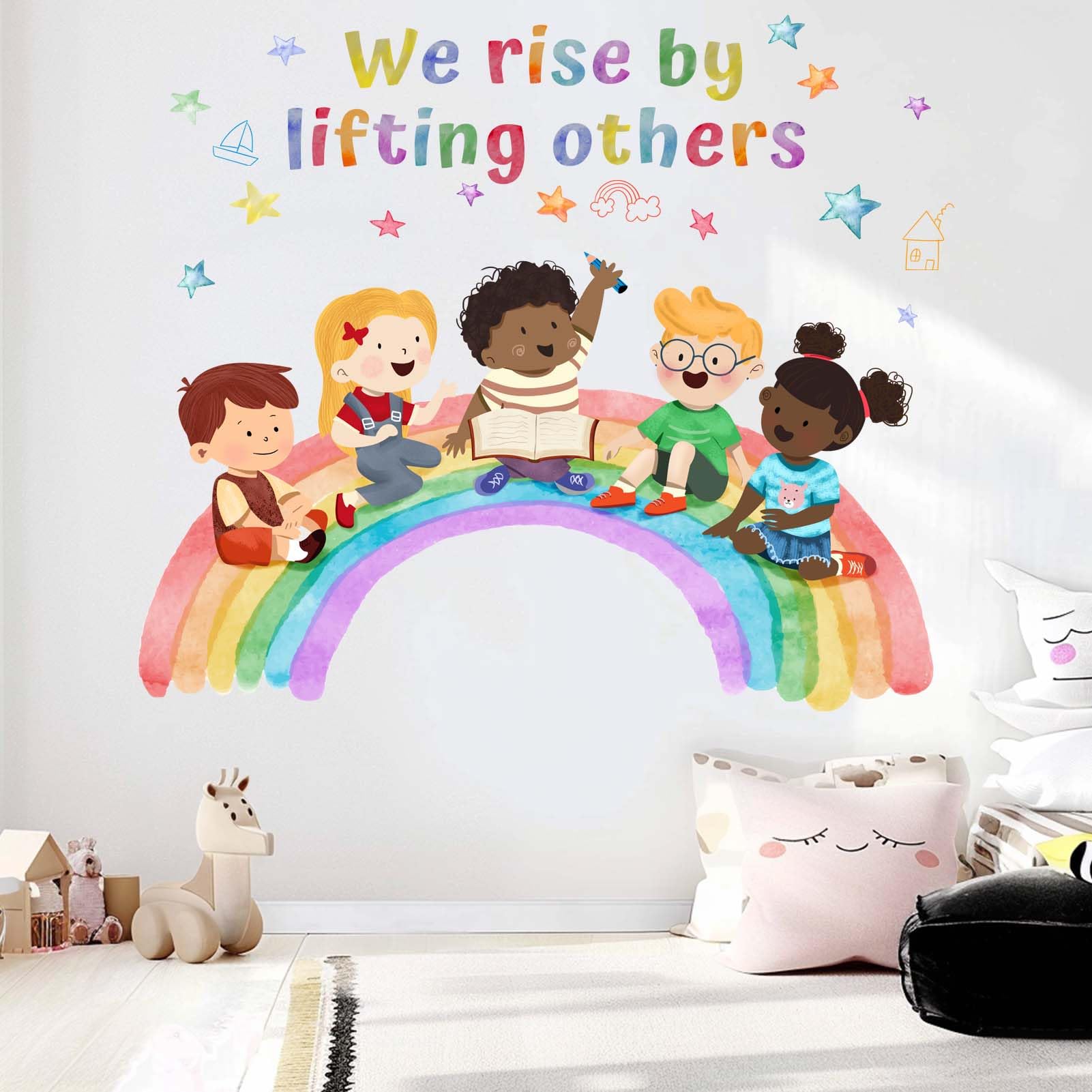 Removable Classroom Decorations Diversity Equality Wall Decals ...