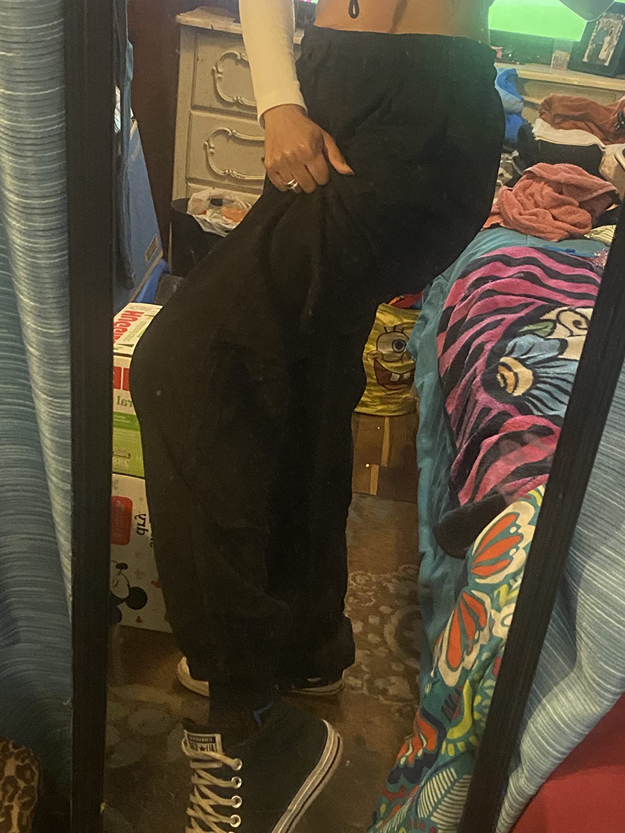 $8/mo - Finance VINMEN Cinch Bottom Sweatpants for Women with Pockets ...