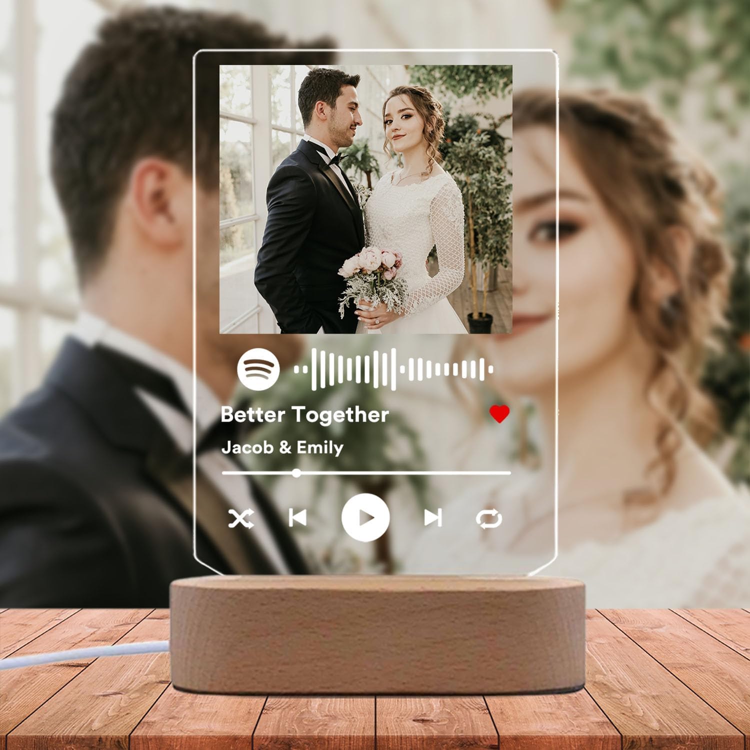 Amazon.com: Artsadd Personalized Acrylic Song with Photo, Gifts for ...