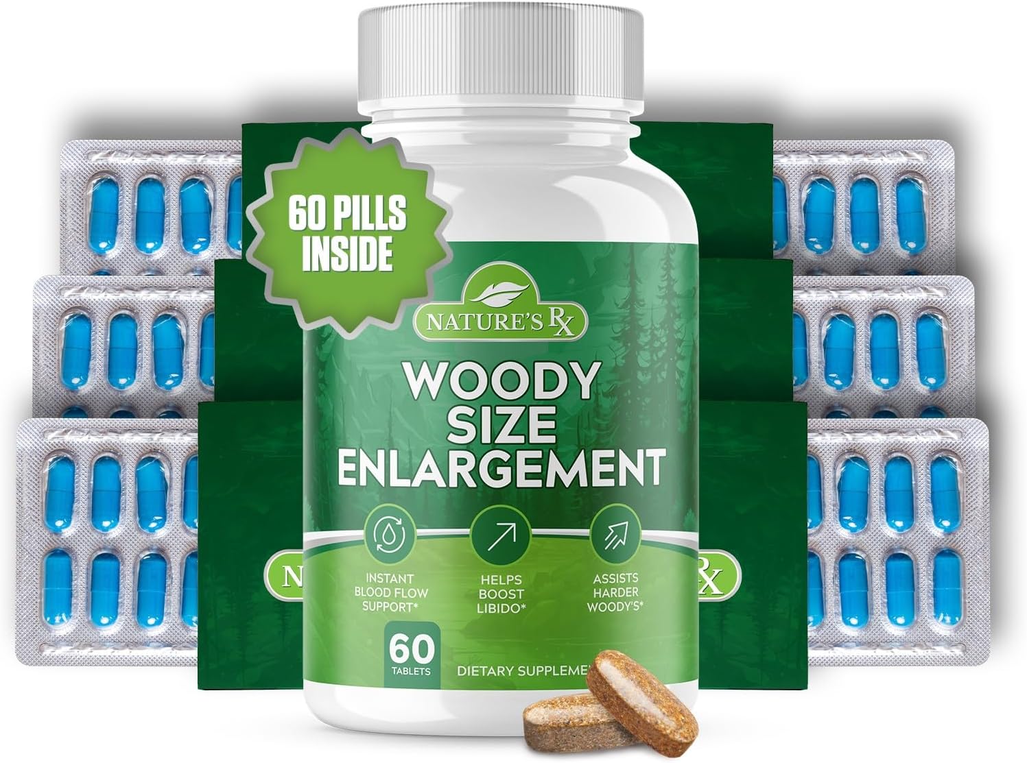 Amazon.com: Nature's RX | #1 New Blood-Flow Men’s Erection Support for ...