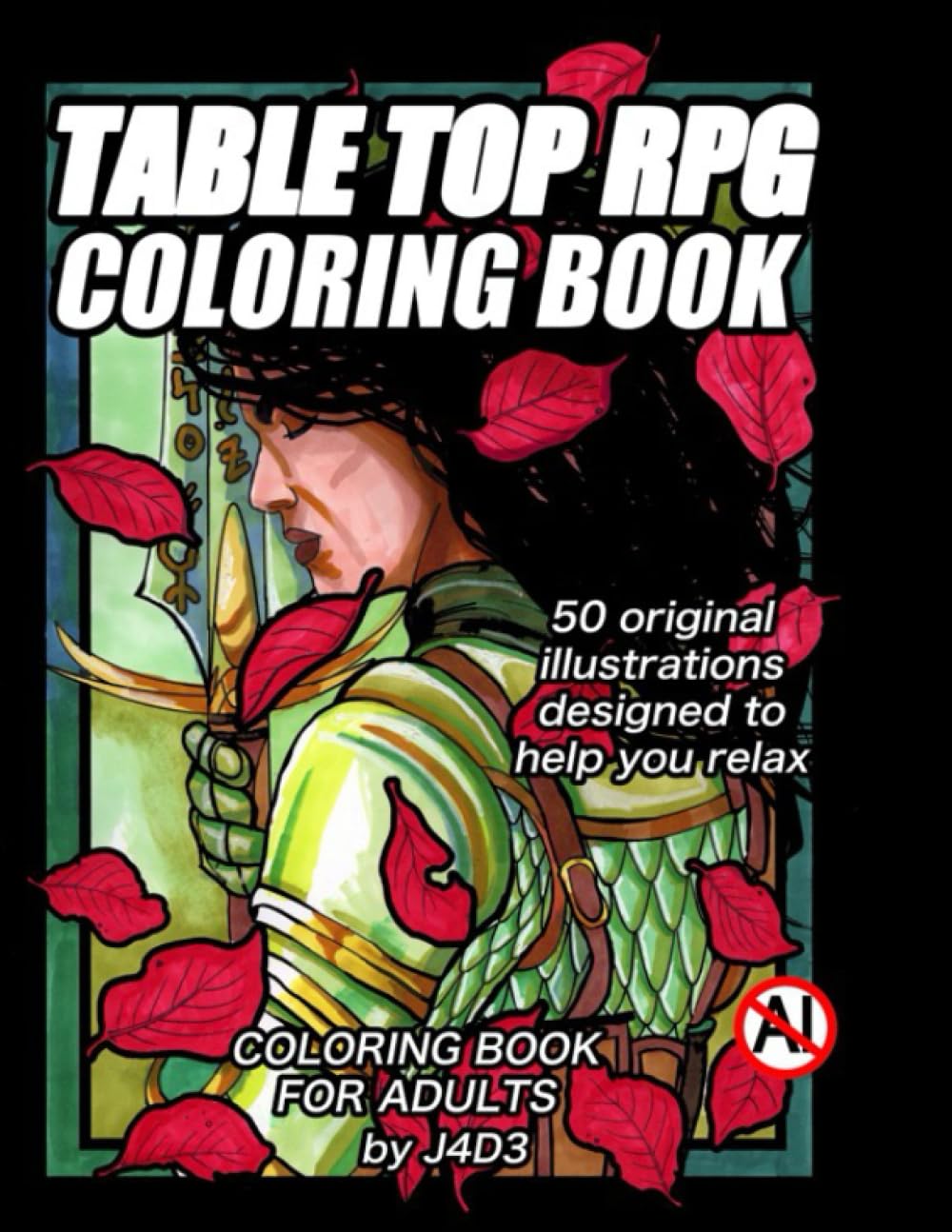 Amazon.com: table top, rpg, colorig book: fantasy coloring for adults ...