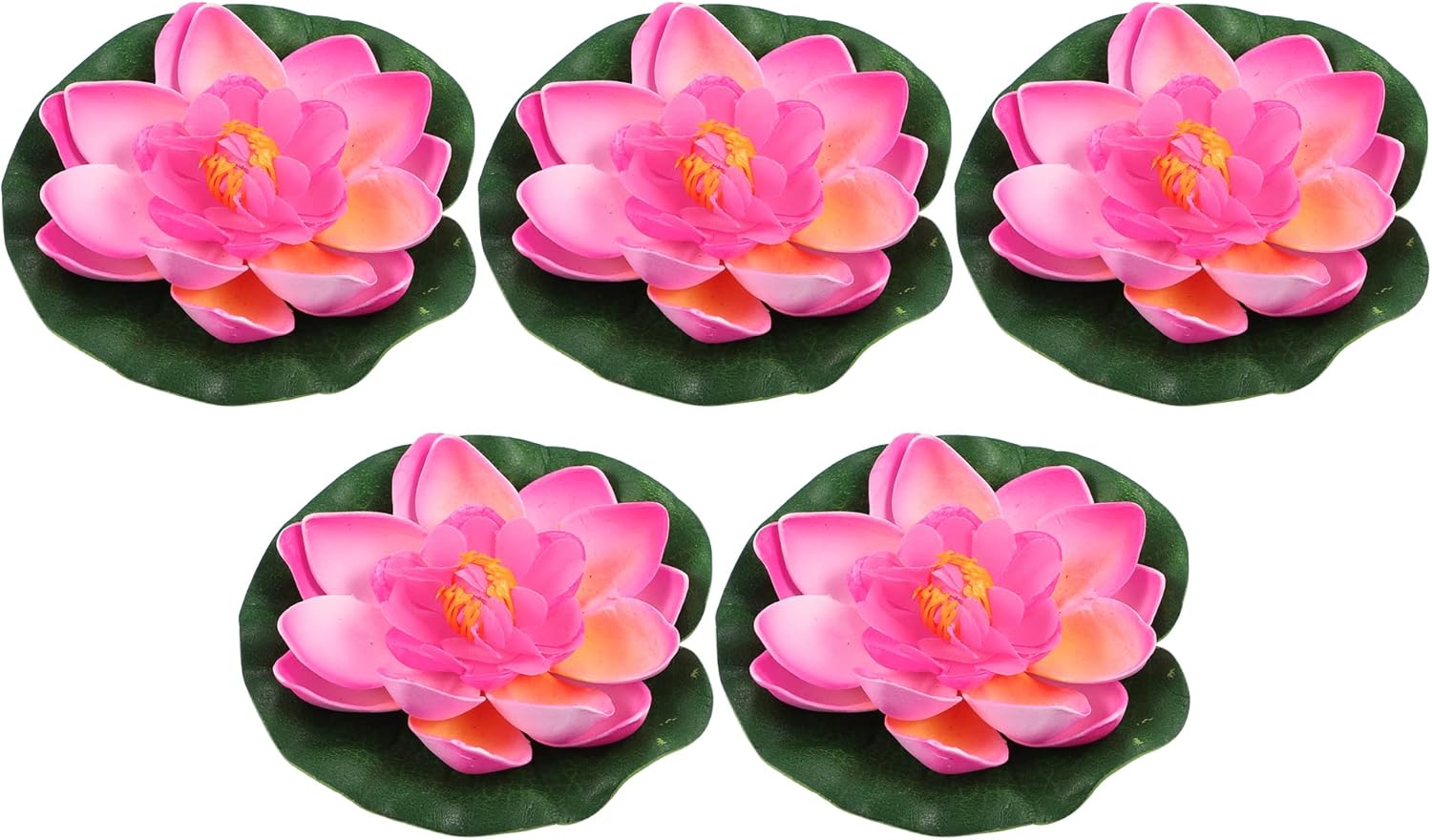 Amazon.com: VOCOSTE 5pcs Artificial Floating Lotus Flower, Artificial ...