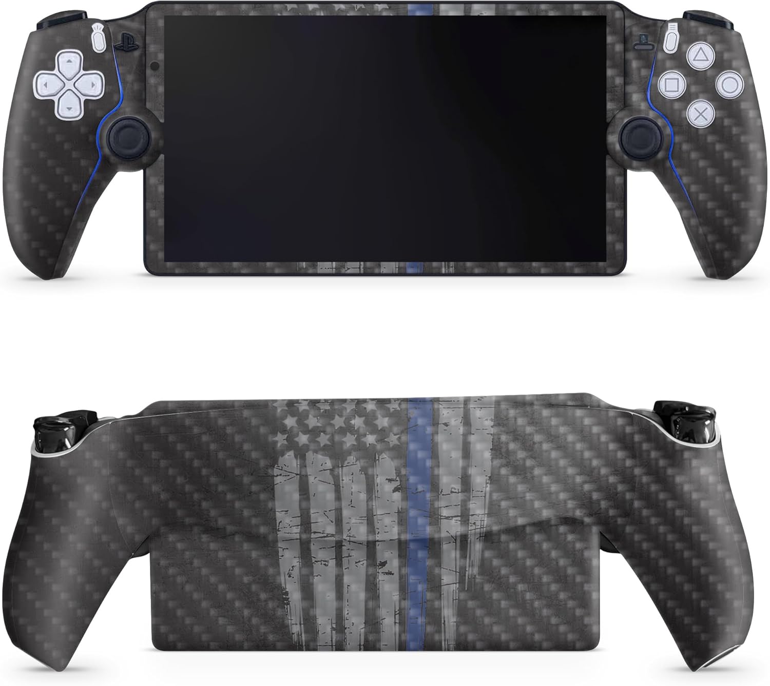 Amazon.com: Carbon Fiber Gaming Skin Compatible with PS5 Portal Remote ...