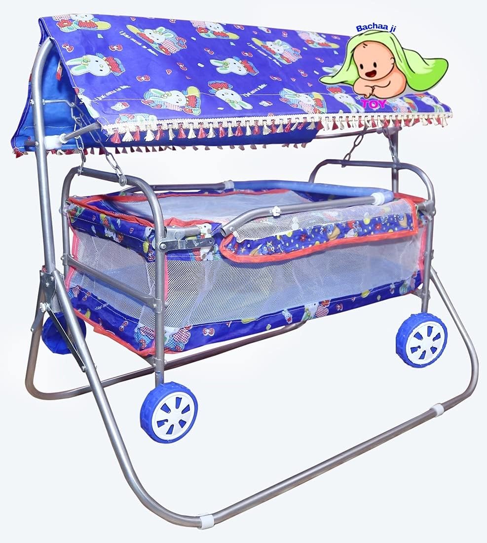 Buy AVANI METROBUZZ Baby Cradle with Swing and Mosquito Net, Four ...