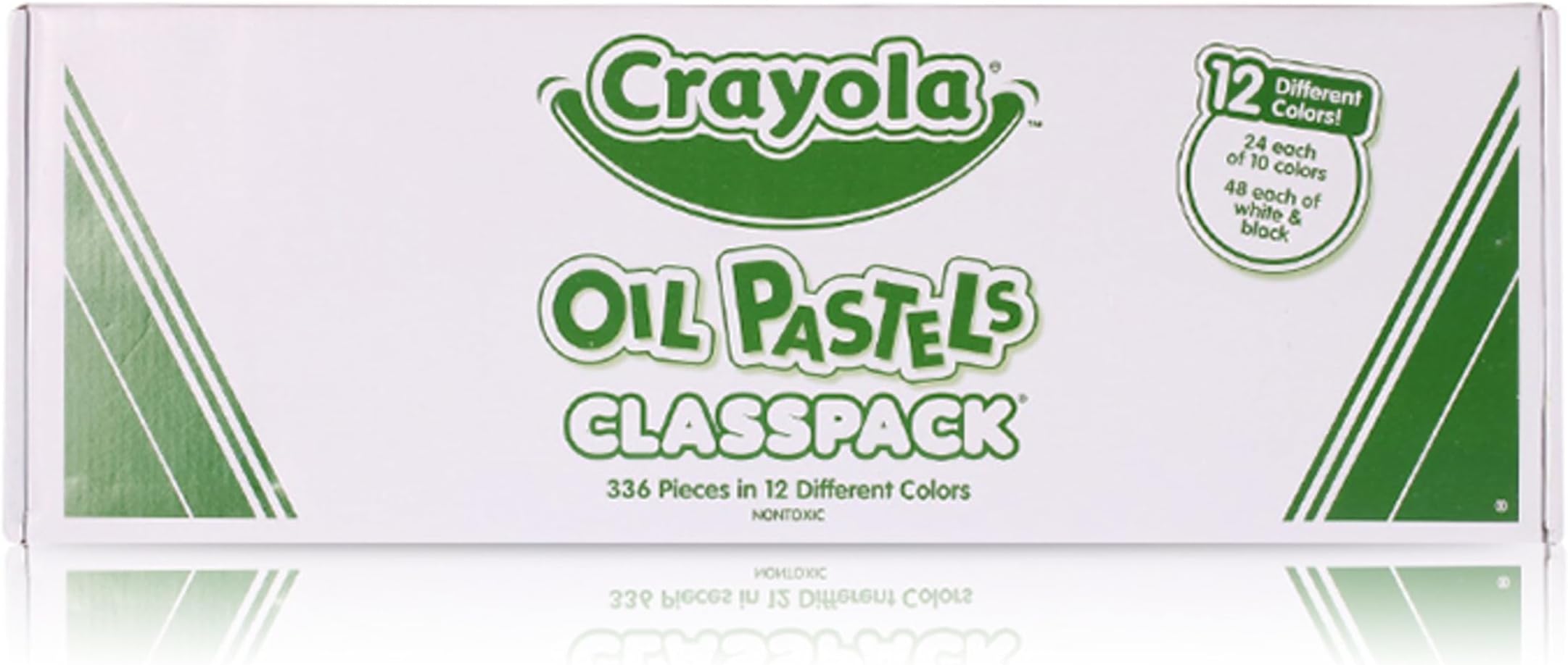 Amazon.com: Crayola Oil Pastels Classpack (336ct), 12 Brilliant Opaque ...