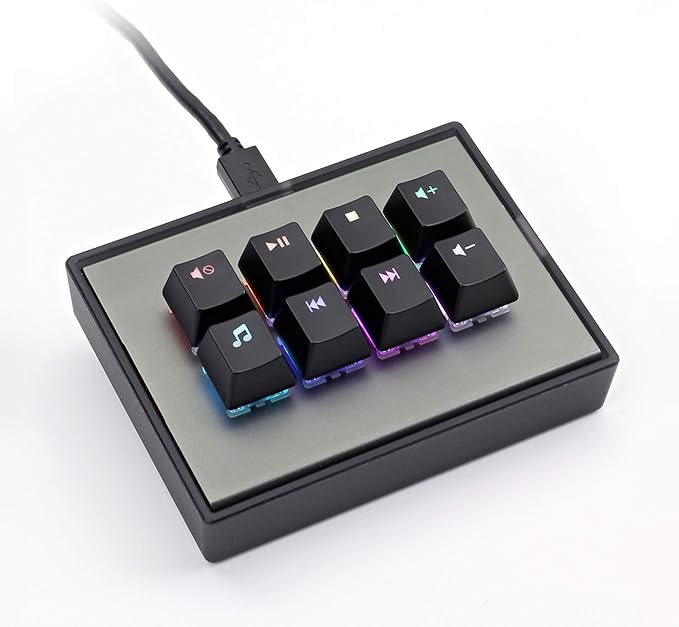 Max keyboard Falcon-8 Programmable Macropad Mechanical Keyboard ...