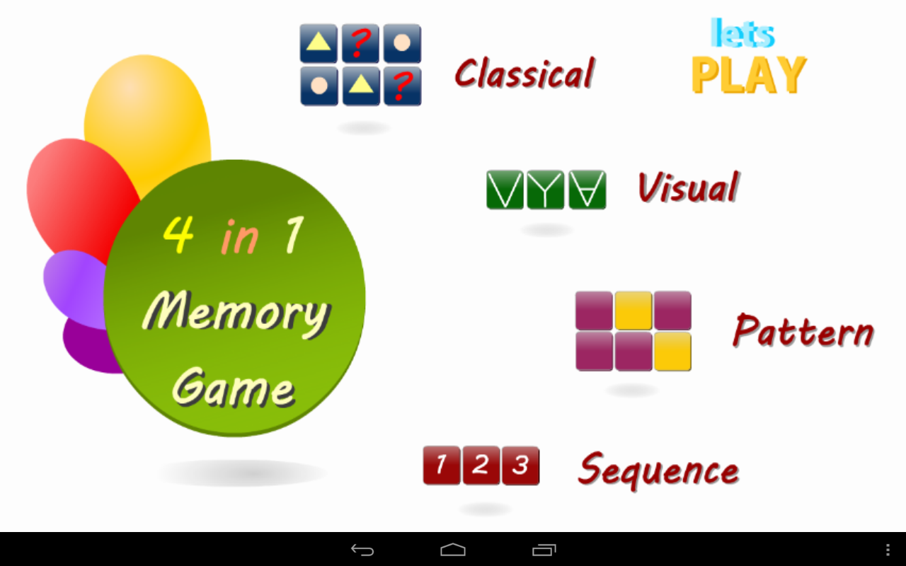 Memory Games For Adults - Application sur Amazon Appstore
