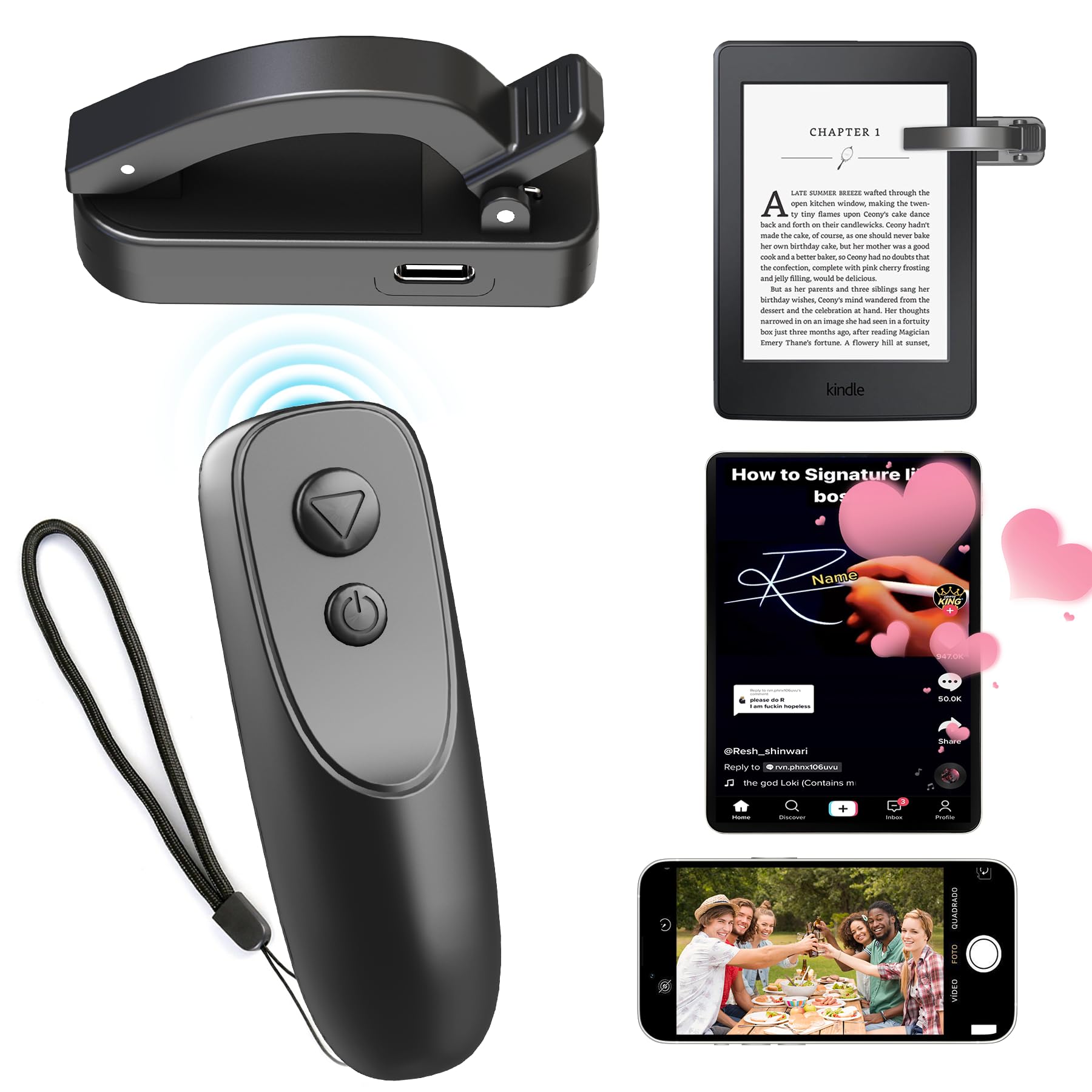 Snapklik.com : RF & Bluetooth Multi-Functions Remote Control Page ...