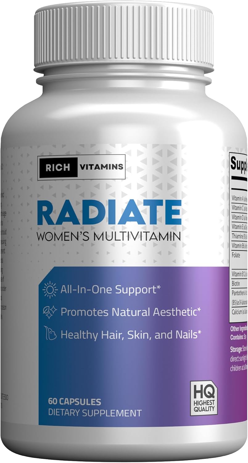 Amazon.com: Radiate | Women's Multivitamin | All-in-One Support| by ...