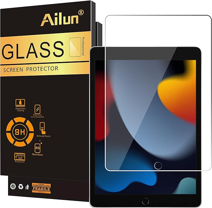 Amazon.com: Ailun Screen Protector for iPad 9th 8th 7th Generation (10. ...