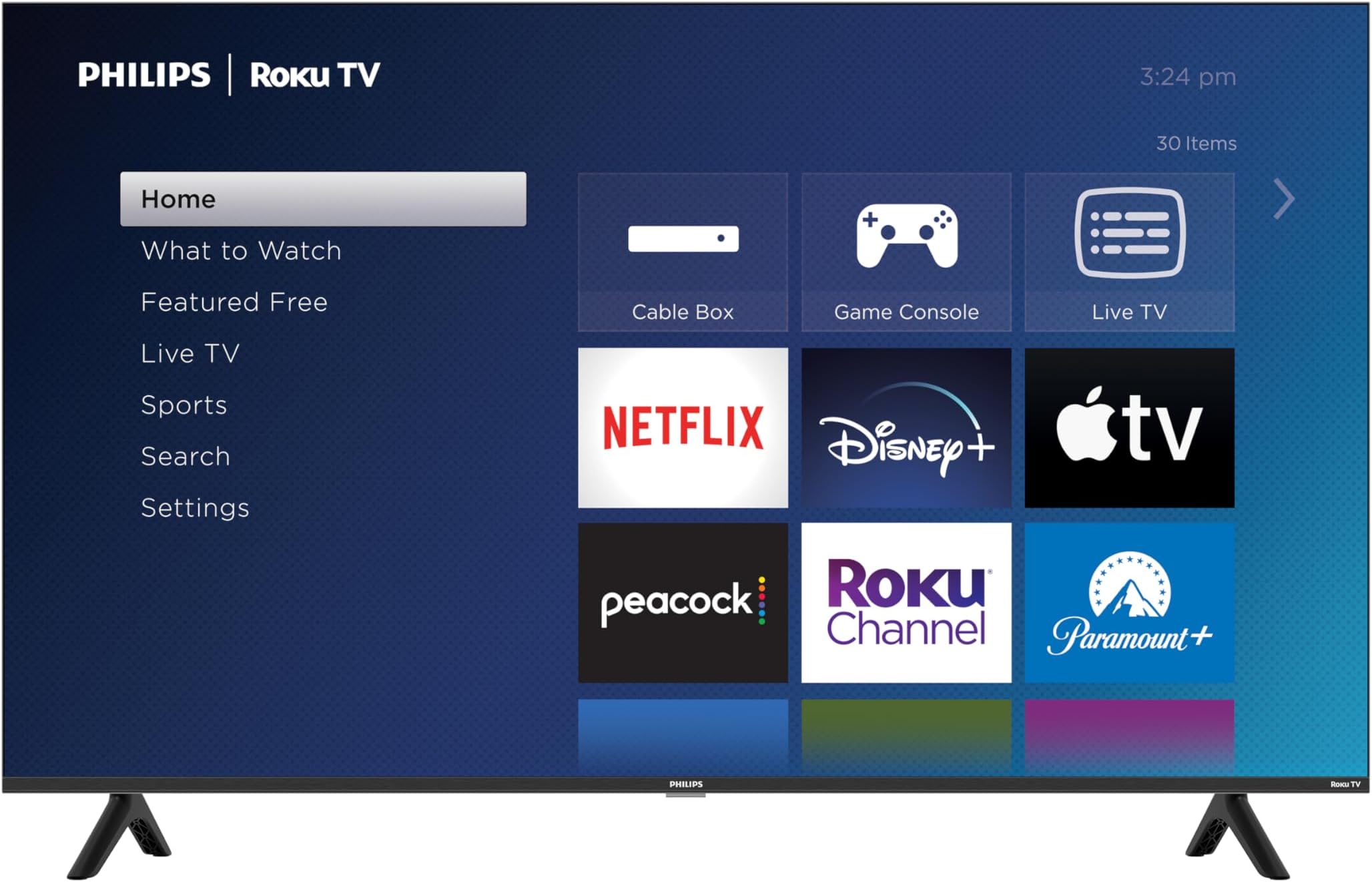 Philips Roku TV 50" 4K Ultra HD HDR10 5600 Series Borderless Smart TV ...