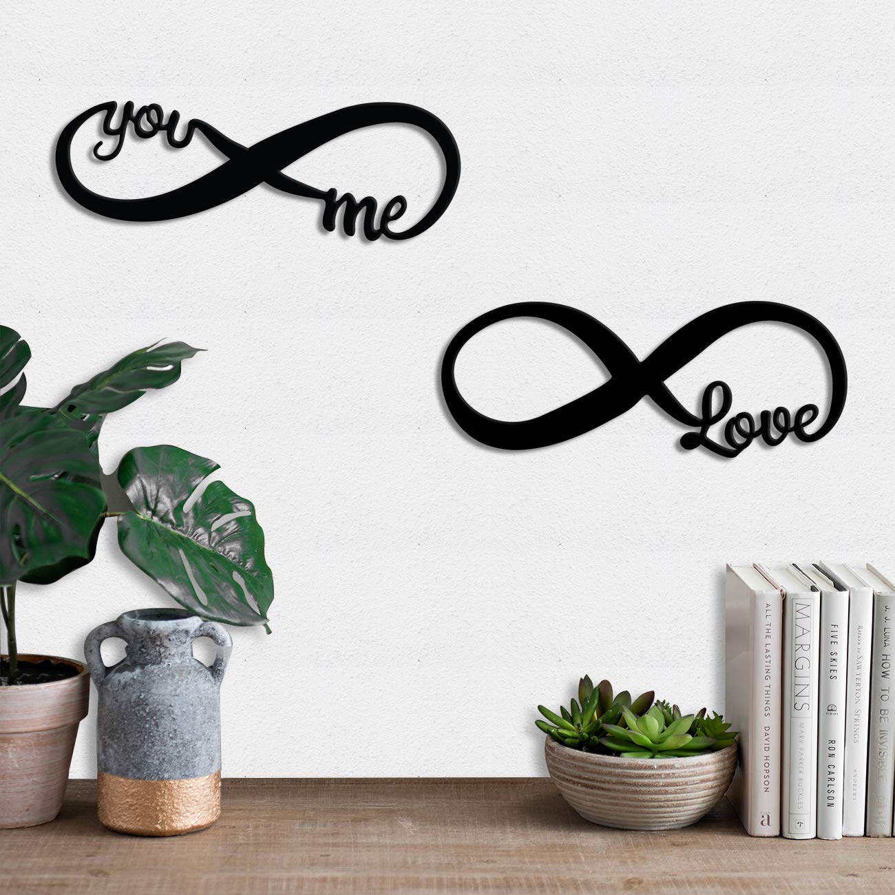 Art Street Love Couple MDF Wall Plaque, Wall Sign MDF Cutout for Home ...